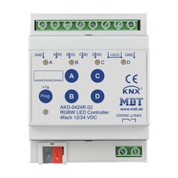 MDT technologies LED Controller 4-Kanal 4/8A, RGBW, 4TE, REG AKD-0424R.02)