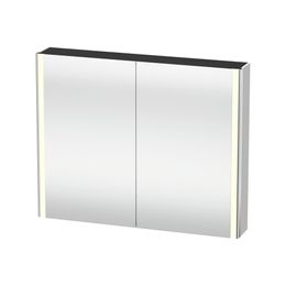 Duravit Universal-Spiegelschrank XSquare 100x80x15,5cm, Nord we s-matt, 2 T., LED (XS7113039390000)