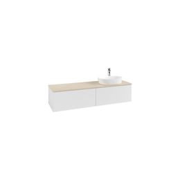 Villeroy & Boch V&B Waschtischunterschrank mit Frontstruktur Antao 160x50cm, HL, WBP botti., glo wh. Lac ; Villeroy & Boch (K38153GF)
