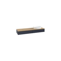 Villeroy & Boch V&B Waschtischunterschrank ohne Frontstruktur -Beleuchtung Antao 160x50cm, WBP hon. Oa, md bl. m Lac ; Villeroy & Boch (L16011HG)