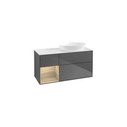 Villeroy & Boch V&B Waschtischunterschrank Wandbeleuchtung Finion 120cm, Pl wh. m, Reg Oa ven, Anthrac. m ; Villeroy & Boch (GA41PCGK)