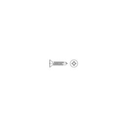 DIN 7504 Form P Senkkopf-Bohrschraube VG 6,3x50 Stahl galvanisch verzinkt PH ; Industrial Quality Supplies (075040160063050)