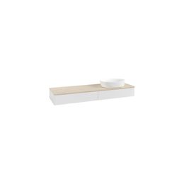 Villeroy & Boch V&B Waschtischunterschrank mit Frontstruktur Antao 160x50cm, WBP-farbe botti., glo wh. Lac ; Villeroy & Boch (K16113GF)