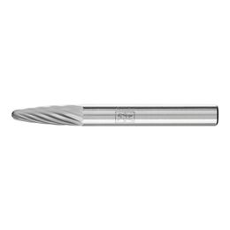 Pferd TOOLS Hartmetall Fr&auml;sstift Rundbogen RBF &Oslash; 06x18 mm Schaft-&Oslash; 6 mm Z3 universal mittel (21117306)