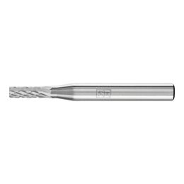 Pferd TOOLS Hartmetall Fr&auml;sstift Zylinder ZYA &Oslash; 04x13 mm Schaft-&Oslash; 6 mm Z4 universal mittel fein (21101546)