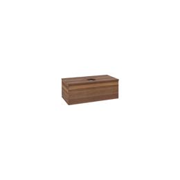 Villeroy & Boch V&B Waschtischunterschrank ohne Frontstruktur Antao 100x36x50cm, WBP-farbe w. wal, w. walnut ; Villeroy & Boch (K31012HM)