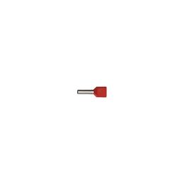 KLAUKE Aderendh&uuml;lse 2x1 L&auml;nge 18 iso. rot 871/18 (87118)