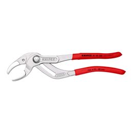 Knipex 81 03 250 Siphon- und Connectorenzange "SpeedGrip" mit rutschhemmendem Kunststoff &uuml;berzogen verchromt 250 mm)