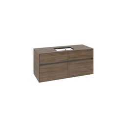Villeroy & Boch V&B Waschtischunterschrank Collaro 120x54,8x50cm, WT mittig, arizona oak ; Villeroy & Boch (C11200VH)