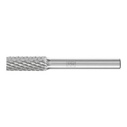 Pferd TOOLS Hartmetall Fr&auml;sstift Zylinder ZYA &Oslash; 08x20mm Schaft-&Oslash; 6 mm Z4 universal mittel fein (21101746)