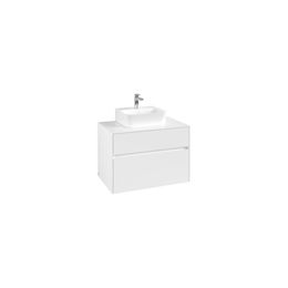 Villeroy & Boch V&B Waschtischunterschrank Collaro 80x54,8x50cm, WT mittig, white matt ; Villeroy & Boch (C09300MS)