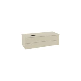 Villeroy & Boch V&B Waschtischunterschrank mit Frontstruktur, mit Beleuchtung Antao 120x36x50cm, WBP-farbe Lac, si Gr m Lac ; Villeroy & Boch (L22110HJ)