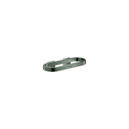 Grohe Handtuchring Selection 20cm lang, oval, hard graphite geb&uuml;rstet (41035AL0)
