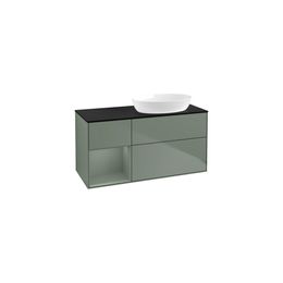 Villeroy & Boch V&B Waschtischunterschrank Finion 120cm, Pl b m, Rg Oli. m Lac, Oli. m Lac ; Villeroy & Boch (FA42GMGM)