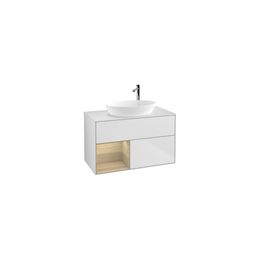 Villeroy & Boch V&B Waschtischunterschrank Finion 100, Pl wh. m, Reg Oa ven, wh. m Lac ; Villeroy & Boch (F891PCMT)