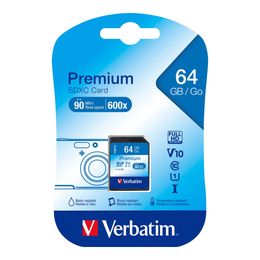 Verbatim SDXC-Card 64GB Class 10 44024 (15-020-232)