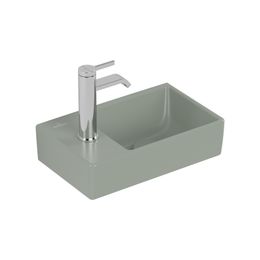 Villeroy & Boch V&B Handwaschbecken Avento 36x22cm, 1 HL, o. &Uuml;L, re, morn. gre. C+ ; Villeroy & Boch (43003RR8)