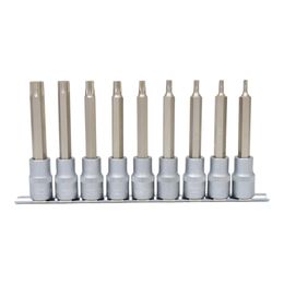 KS Tools 1/2" Bit-Stecknuss-Satz TX, lang, 9-teilig, T20-T60 (911.1520)