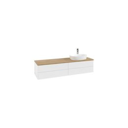 Villeroy & Boch V&B Waschtischunterschrank ohne Frontstruktur -Beleuchtung Antao 160x50cm, HL, WBP hon. Oa, wh. m Lac ; Villeroy & Boch (L27051MT)