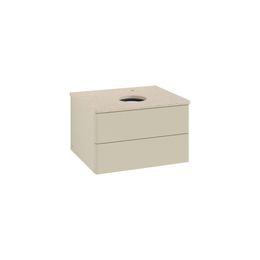 Villeroy & Boch V&B Waschtischunterschrank ohne Frontstruktur -Beleuchtung Antao 60x36x50cm, HL, WBP botti., si Gr m Lac ; Villeroy & Boch (L18053HJ)
