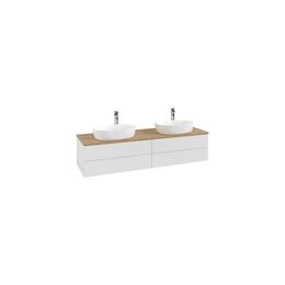 Villeroy & Boch V&B Waschtischunterschrank ohne Frontstruktur, mit Beleuchtung Antao 160x50cm, HL, WBP hon. Oa, glo wh. Lac ; Villeroy & Boch (L28051GF)
