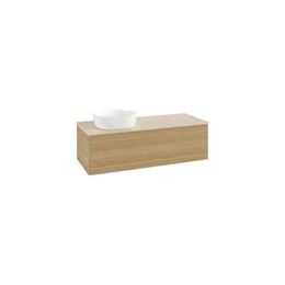 Villeroy & Boch V&B Waschtischunterschrank mit Frontstruktur, mit Beleuchtung Antao 120x36x50cm, WBP-farbe botti., honey oak ; Villeroy & Boch (L33113HN)