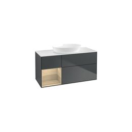 Villeroy & Boch V&B Waschtischunterschrank Finion 120cm, Pl w m, Reg Oa ven, md bl. m Lac ; Villeroy & Boch (FA61PCHG)