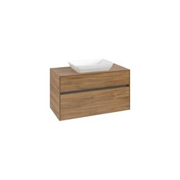 Villeroy & Boch V&B Waschtischunterschrank Collaro 100x54,8x50cm, WT mittig, kansas oak ; Villeroy & Boch (C10900RH)
