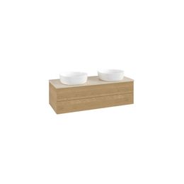 Villeroy & Boch V&B Waschtischunterschrank ohne Frontstruktur, mit Beleuchtung Antao 120x36x50cm, WBP-farbe botti., honey oak ; Villeroy & Boch (L24013HN)