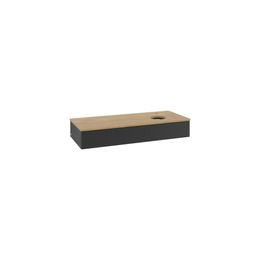 Villeroy & Boch V&B Waschtischunterschrank mit Frontstruktur, mit Beleuchtung Antao 120x19x50cm, HL, WBP hon. Oa, bla m Lac ; Villeroy & Boch (L12151PD)