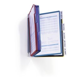 Durable Wandhalter VARIO Displ.-Syst. Wall 10 Sichttafeln (556700)