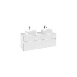 Villeroy & Boch V&B Waschtischunterschrank Collaro 140x54,8x50cm, f 2 WT, White Matt ; Villeroy & Boch (C04800MS)