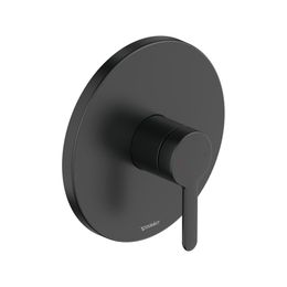 Duravit Fertigmontageset C.1 UP-Brause-Einhebelmischer, rund, schwarz matt (C14210010046)