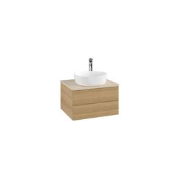 Villeroy & Boch V&B Waschtischunterschrank mit Frontstruktur -Beleuchtung Antao 60x36x50cm, HL, WBP botti., hon. Oa ; Villeroy & Boch (L18153HN)