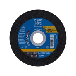 Pferd TOOLS Trennscheibe EHT 125x1,6x22,23 mm gerade Universallinie PSF CLASSIC STEELOX f&uuml;r Stahl/VA (61715253)