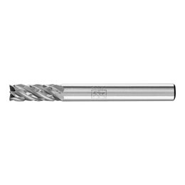 Pferd TOOLS Hartmetall Hochleistungsfr&auml;sstift STEEL Zylinder ZYAS stirnverzahnt &Oslash; 06x16mm Schaft-&Oslash; 6mm Stahl (21100287)