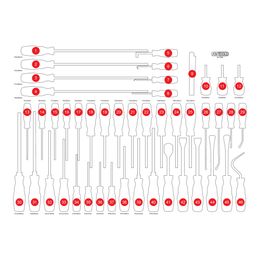 KS Tools Leere Schaumstoffeinlage zu 821.0046 (821.0046-97)