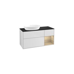 Villeroy & Boch V&B Waschtischunterschrank Finion 120cm, Pl bla m, Reg Oa ven, wh. m Lac ; Villeroy & Boch (FA52PCMT)