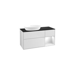 Villeroy & Boch V&B Waschtischunterschrank Finion 120cm, Pl b m, Rg glo wh. Lac, wh. m Lac ; Villeroy & Boch (FA52GFMT)
