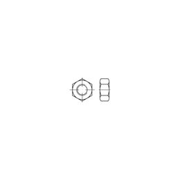 ISO 8673 6 AU Links Sechskantmuttern, ISO-Typ 1, mit metrischem Links-Feingewinde - Abmessung: M 16 x 1,5 VE=S (50 St&uuml;ck) ; Industrial Quality Supplie (086733040160150)