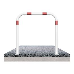 Schake Abweiseb&uuml;gel aus Stahlrohr &Oslash; 60 x 2,5 mm Breite: 2000 mm, H&ouml;he: 1000 mm ohne Querholm, beschichtet, zum Aufd&uuml;beln (465_54B)