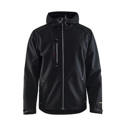 BLAKL&Auml;DER Blakl&auml;der Softshell Jacke, schwarz / silber, Unisex-Gr&ouml;&szlig;e: M (494925179992M)