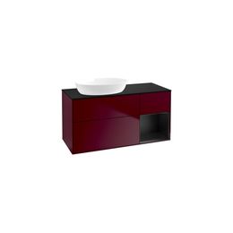 Villeroy & Boch V&B Waschtischunterschrank Finion 120cm, Pl bla m, Reg bla m Lac, Peo m ; Villeroy & Boch (FA52PDHB)