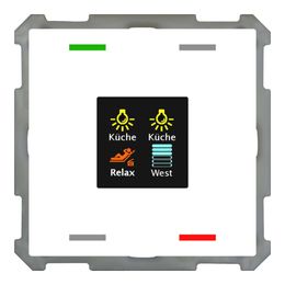 MDT technologies Taster Smart 63 4-fach Farbdis.Studiows/gl&auml; BE-TAS63T4.01)