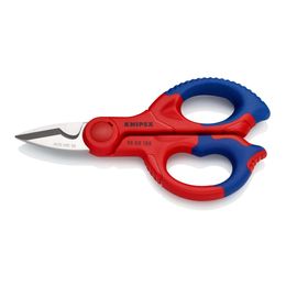 Knipex 95 05 155 SB Elektrikerscheren mit Mehrkomponenten-H&uuml;llen, glasfaserverst&auml;rkt 160 mm)