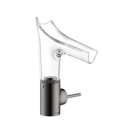 Hansgrohe Waschtisch-Einhebelmischer Axor Starck V 140 m Glas, unver Abl.garn, pol. bla vc (12112330)