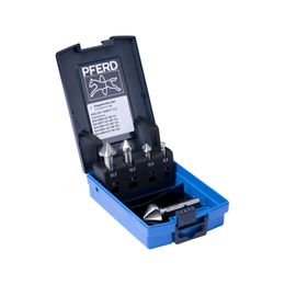 Pferd TOOLS HSSE-Kegelsenker-Set UGT 5-tlg. DIN 335 C 90&deg; Ausf&uuml;hrung Co5 mit Ungleichteilung (25202194)