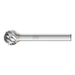 Pferd TOOLS Hartmetall Hochleistungsfr&auml;sstift CAST Kugel KUD &Oslash; 12x10mm Schaft-&Oslash; 6 mm f&uuml;r Gu&szlig;eisen (21112883)