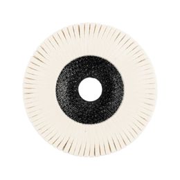 Pferd TOOLS weiche Filzf&auml;cherscheibe FFS &Oslash; 125 mm Bohrung 22,23 mm f&uuml;r Polierarbeiten mit Winkelschleifer (44370125)