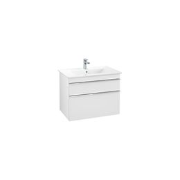 Villeroy & Boch V&B Waschtischunterschrank Venticello 75,3x59x50,2cm, Griff Chrom, white matt ; Villeroy & Boch (A92501MS)